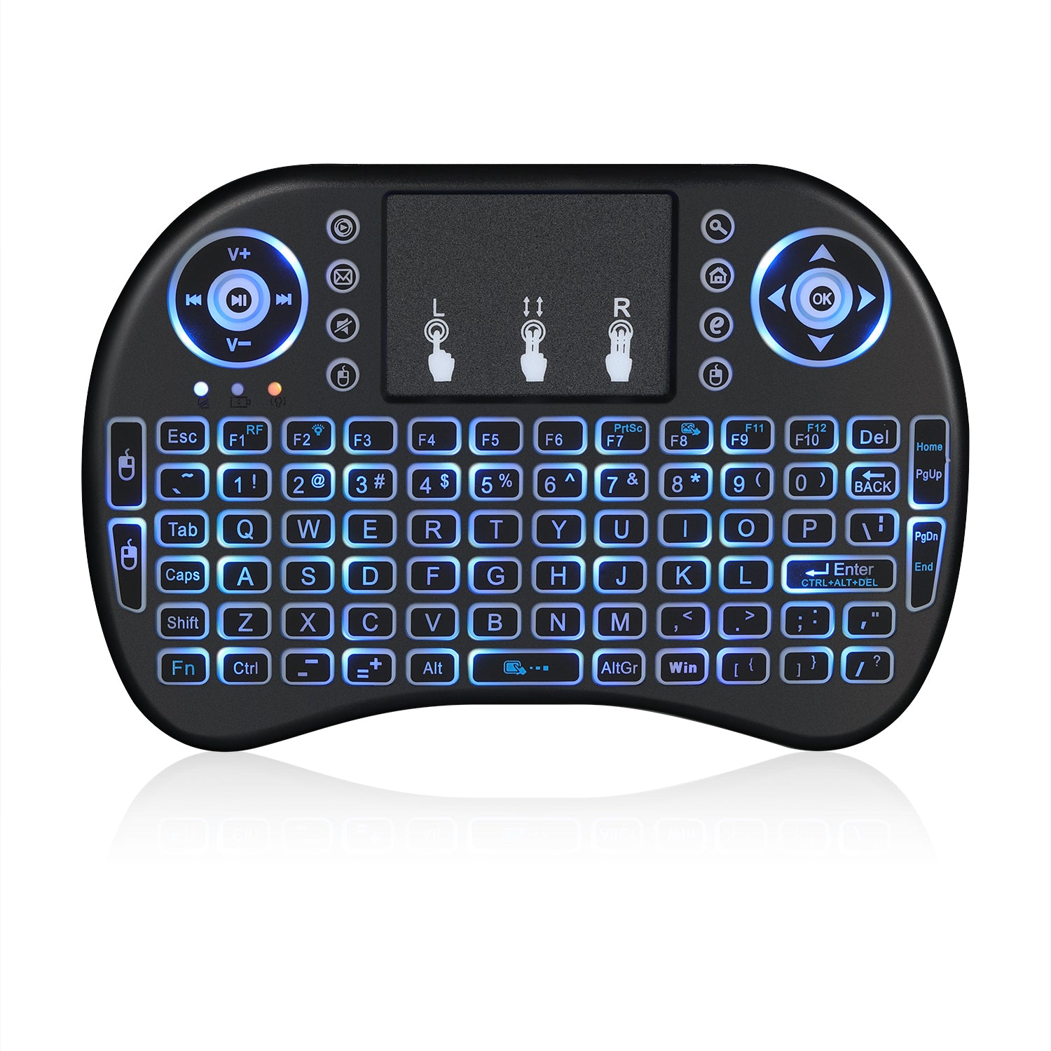 i8 Mini Wireless Keyboard (Black) | Monsterbox | Best TV Accessories